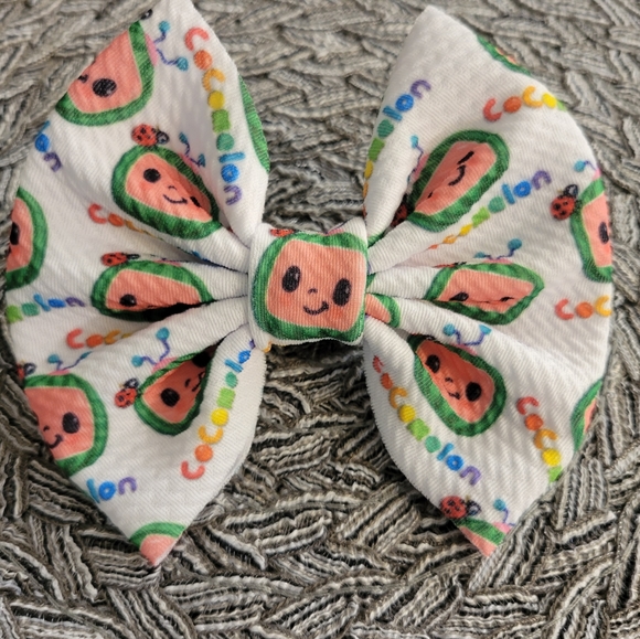 Accessories | Cocomelon Watermelon 5inch Bow | Poshmark